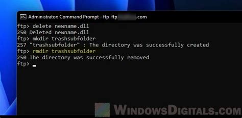 Using Ftp Via Command Line Cmd On Windows 11 Artofit