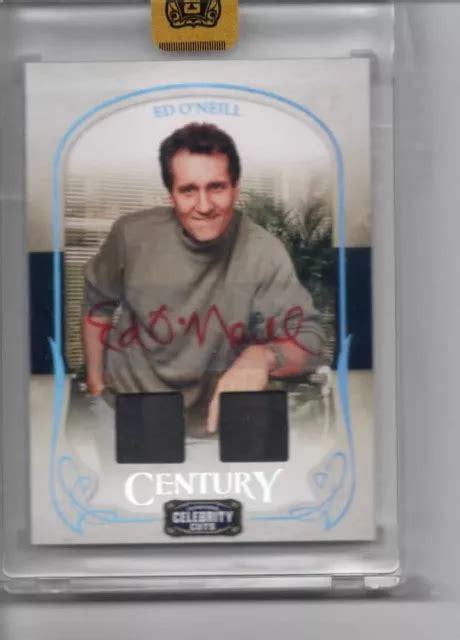 Relique Autographe Auto Ed Oneill 2008 Playoff Donruss Celebrity Cuts