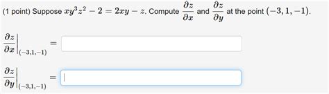 Solved Point Suppose Xy Z Xyz Compute Xz And Chegg