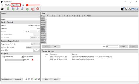 How To Create And Add A Custom Flash Part To Flash Center Software Total Phase
