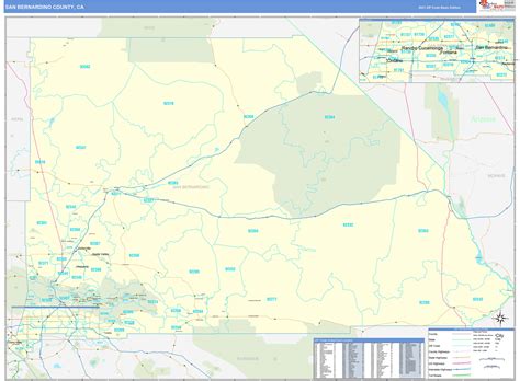 San Bernardino County Map With Cities