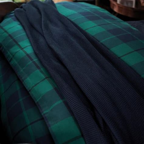Ralph Lauren Home Pursell Navy Throw Seymours Home