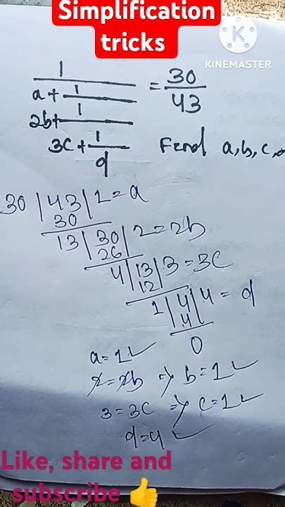 Simplification Tricksmaths Tricksytshorts Shorts Maths Youtube