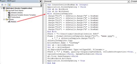 FREE Invoice Generator Template Save Excel Invoice As PDF