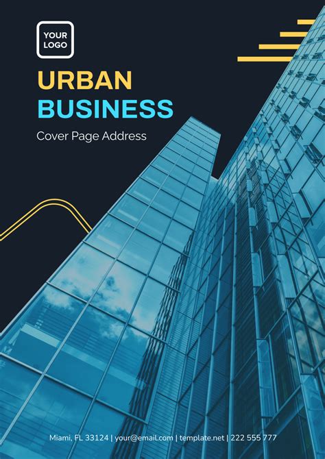 Urban Business Cover Page Address Template Edit Online And Download