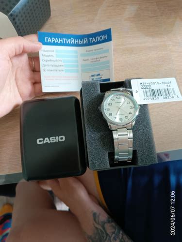 Наручные мужские часы с минеральным стеклом Casio Collection Mtp V001d 7b с гарантией купить с