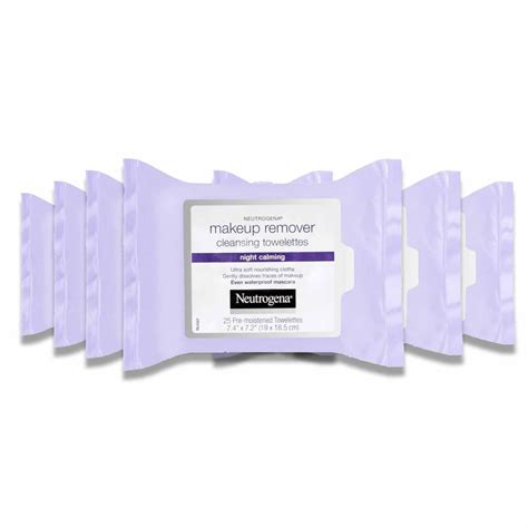 Neutrogena Facial Cleansing Makeup Remover Towelettes 25 Ct 6 Pa