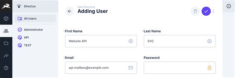 how to create an api key in directus