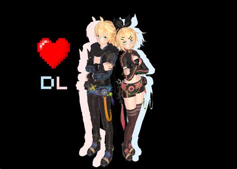 Tda Technomancer Rin X Len Dl By Evelyn Sama On Deviantart