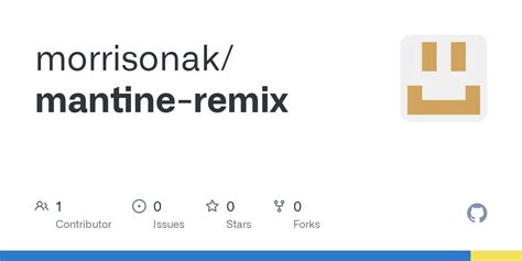Github Morrisonakmantine Remix