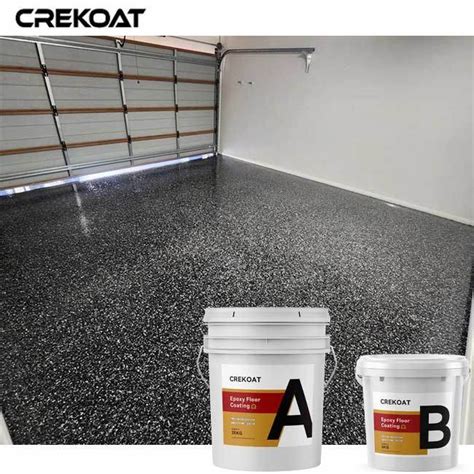 Durable High Gloss Coating Black Epoxy Floor For Residential Garage