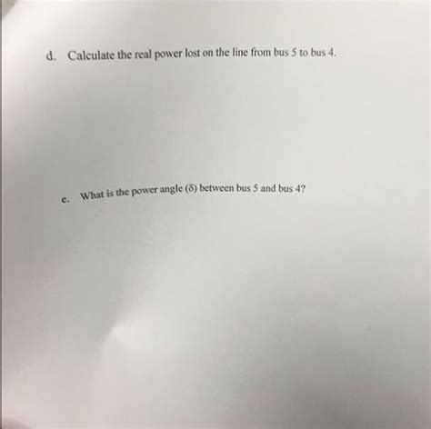 solved bus 5 is the slack swing bus 40 points 1 00 pu