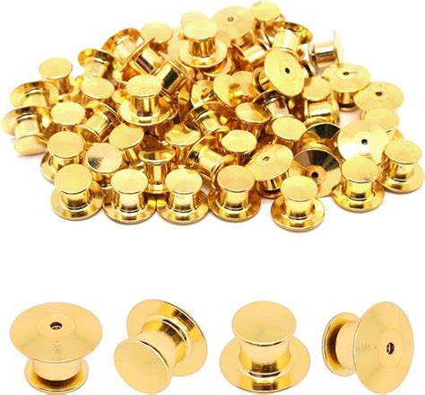 Yugtcen Locking Pin Backs 65pcs Pin Backs Locking Enamel