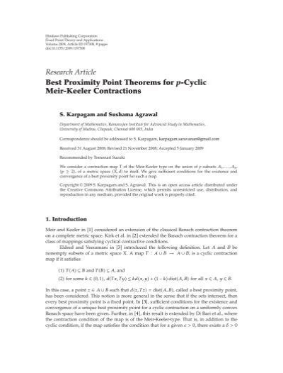 Best Proximity Point Theorems For P Cyclic Meir Keeler Contractions