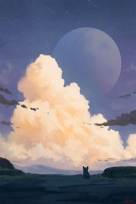 Artstation Moon Cloud