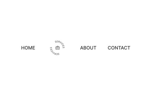 Rotating Text Navbar Framer Component Free Remix