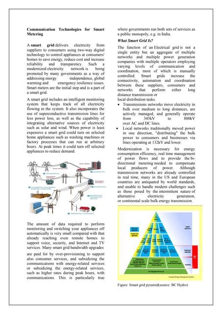 Communication Technologies For Smart Metering Metering India 2013 Pdf Power And Energy