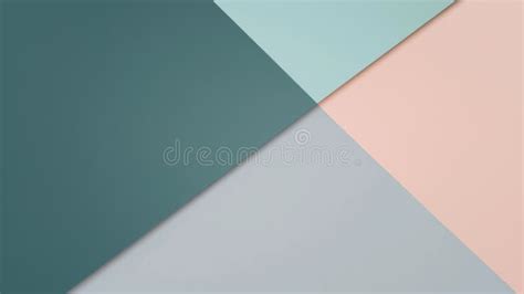 Four Sheets Of Paper In Pastel Pink Green Blue And Grey Are Arranged Overlapping Each Other