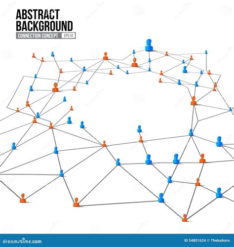 Connection Concept Abstract Background Grey Line And Dot Element Stock Vector Illustration Of