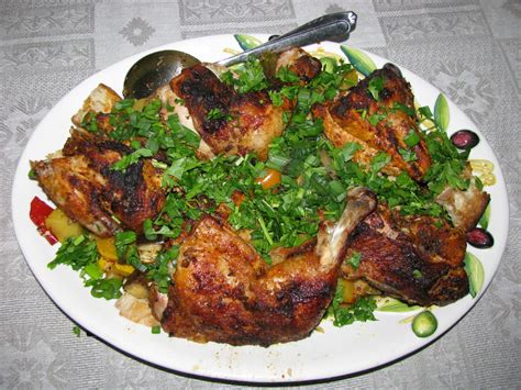 Zitronen Gewürz Hähnchen auf Gemüsebett Rezept kochbar de