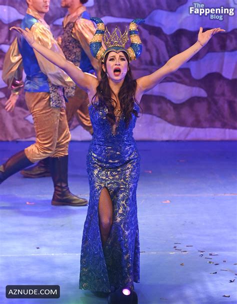 Katya Jones Sexy Showing Off Her Hot Legs In A Pantomime Performance In