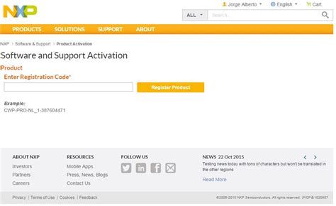 Codewarrior开发套件 注册 Nxp 半导体 Codewarrior开发套件 注册 Nxp 半导体
