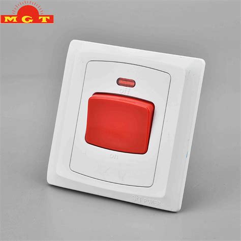 British Standard Home A Wall Switch Fused Connection Unit Switched With Neon China Switch