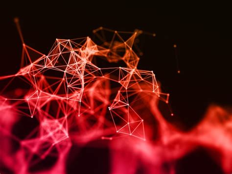 Free Photo 3d Render Of An Abstract Network Communications Background Design