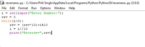 Write A Program To Print Reverse Counting From 10 To 1 Using While Loop