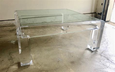 Lucite Cocktail Table By Merritt Emanuel Ltd At 1stdibs