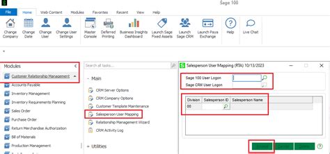Sage Crm And Sage 100 Configuration For V2023 R1 Sage Crm Tips