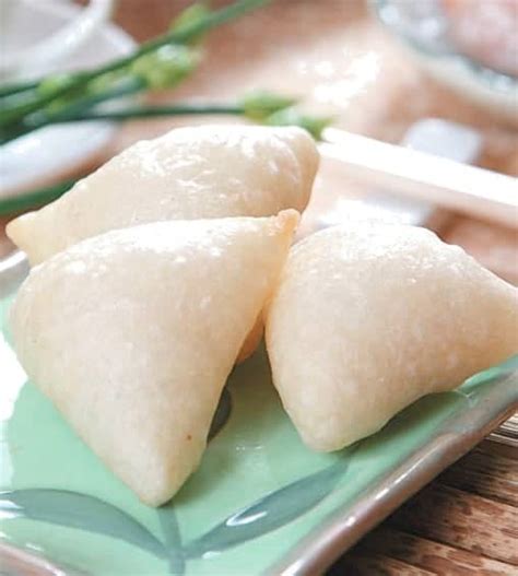 Fried Crispy Skin Bean Paste Dumpling Recipe My Chinese Recipes