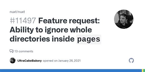 Feature Request Ability To Ignore Whole Directories Inside `pages
