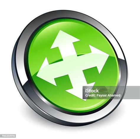 이동 아이콘 3d 녹색 원형 버튼 0명에 대한 스톡 벡터 아트 및 기타 이미지 0명 3차원 형태 미국 Istock