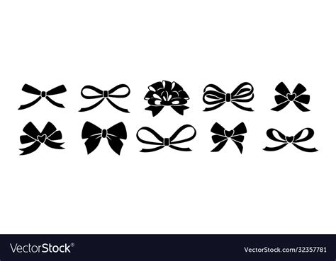 Ribbon Bow Silhouette
