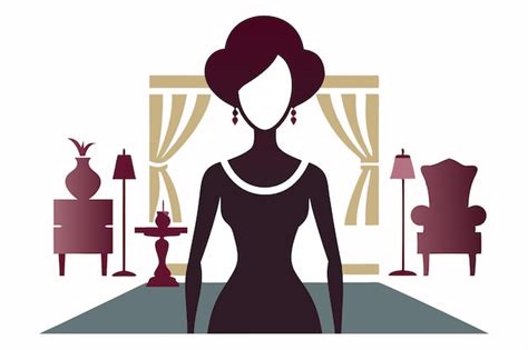 Women Parlor Icon M Premium Ai Generated Vector