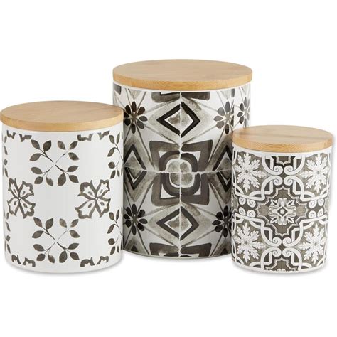 Dii Kitchen Accessories Collection Ceramic Canister Set 45 Cup3 Cup