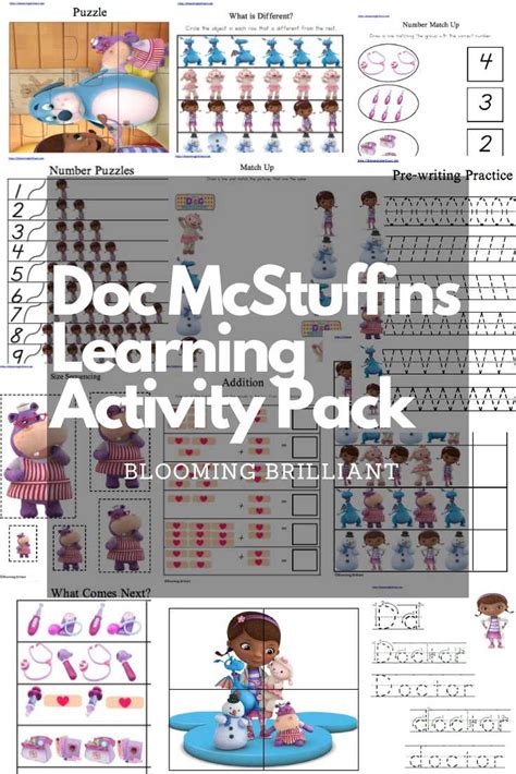 Doc Mcstuffins Activity Pages
