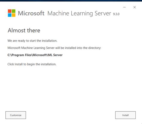 Windows Server 2016 Üzerine Offline Machine Learning Server 93