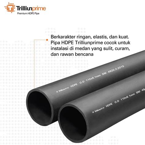 Pipa Trilliun Prime Premium Hdpe • Pipa Hdpe Pipa Pvc Distributor Trilliun
