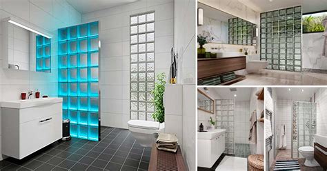 30 Ideas Para Separar La Ducha Con Bloques De Vidrio Dale Detalles