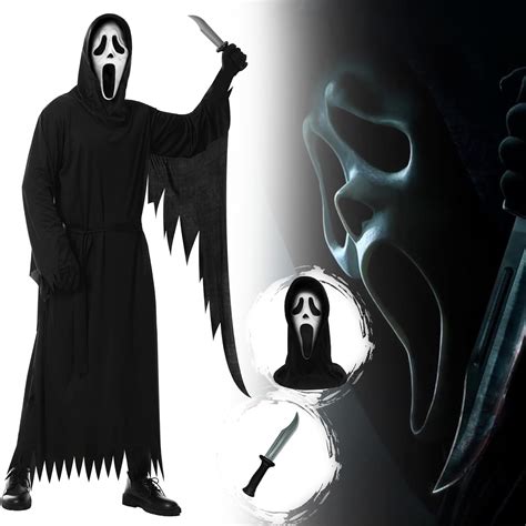 Fooecor Scream Costume With Mask And Prop Knife Nepal Ubuy