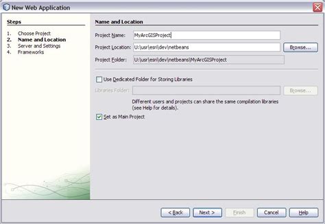 Arcgis Web Project Guide For Netbeans—arcobjects 104 Help For Java