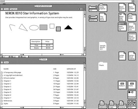 Xerox Parc Gui Interface Design Information Architecture User Interface