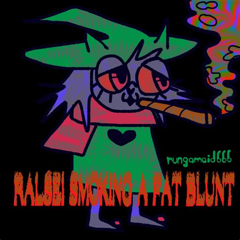 Ralsei Smoking A Fat Blunt By Trickyrung On Newgrounds