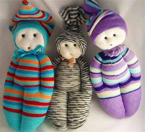 Детские куклы из носков Diy Sock Toys, Sock Crafts, Crafty Projects ...