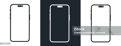 黒のシンプルな携帯電話のアイコン黒と白のスマートフォンアイコンセット からっぽのベクターアート素材や画像を多数ご用意 からっぽ