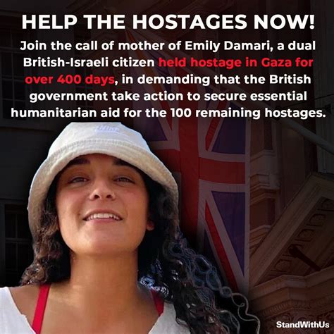 🔴emily Damari A British Citizen Is One Of The Remaining Hostages In Gaza Her Mother Mandy
