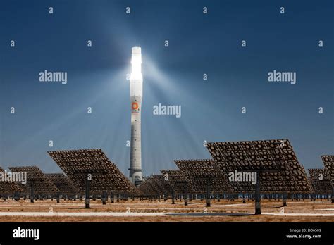 Gemasolar Is A Concentrated Thermal Solar Tower Plant With A Molten