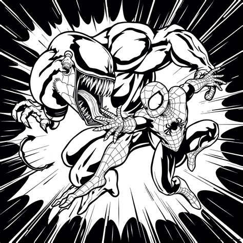 Venom Coloring Pages Free Printable 2025